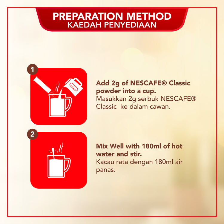 NESCAFE CLASSIC Stickpack - (2g x 480) x 2 packs – NProClub.com.my