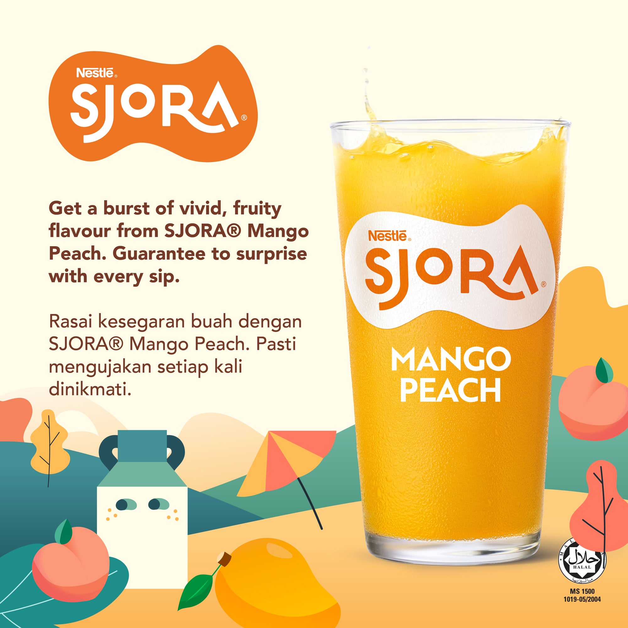 SJORA Mango Peach Concentrate - 1L – NProClub.com.my